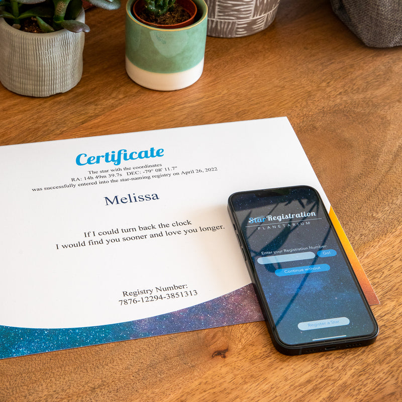 Name a Star with Star Registration | Buy a Star Name Certificate